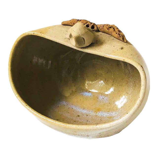 Pottery Face Bowl | Chairish