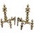 19th Century Dutch Baroque Style Andirons - A Pair | Chairish