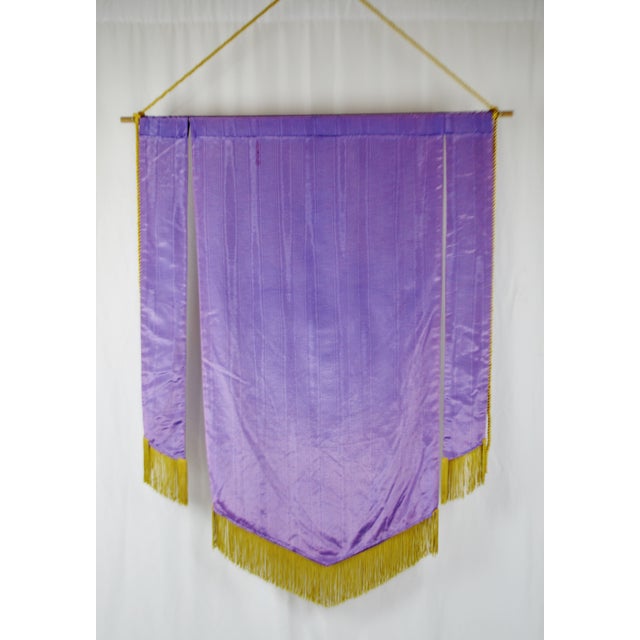 Vintage Handmade King of Kings Church Banner | Chairish