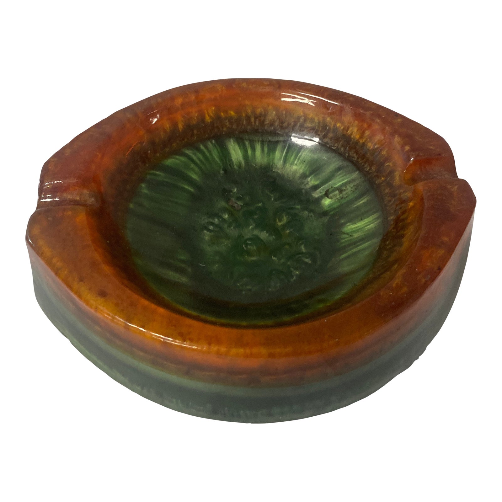 1940s Bakelite Ashtray in Two Tone Colors | Chairish