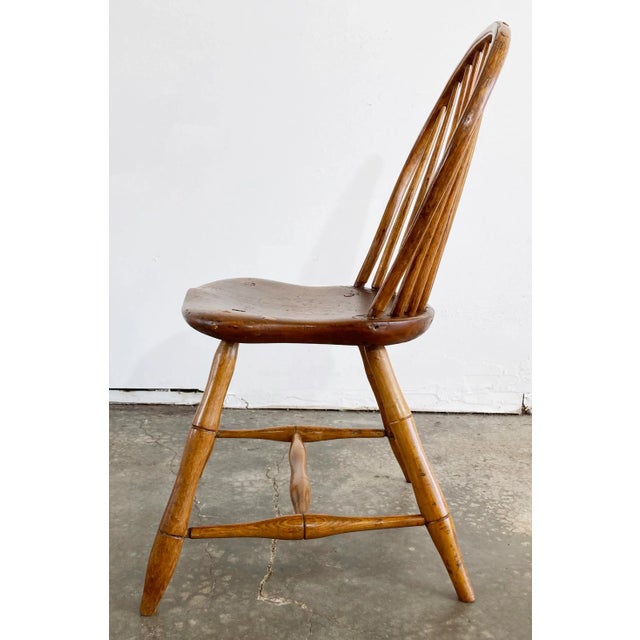 Antique Spindle Back Windsor Style Chair | Chairish