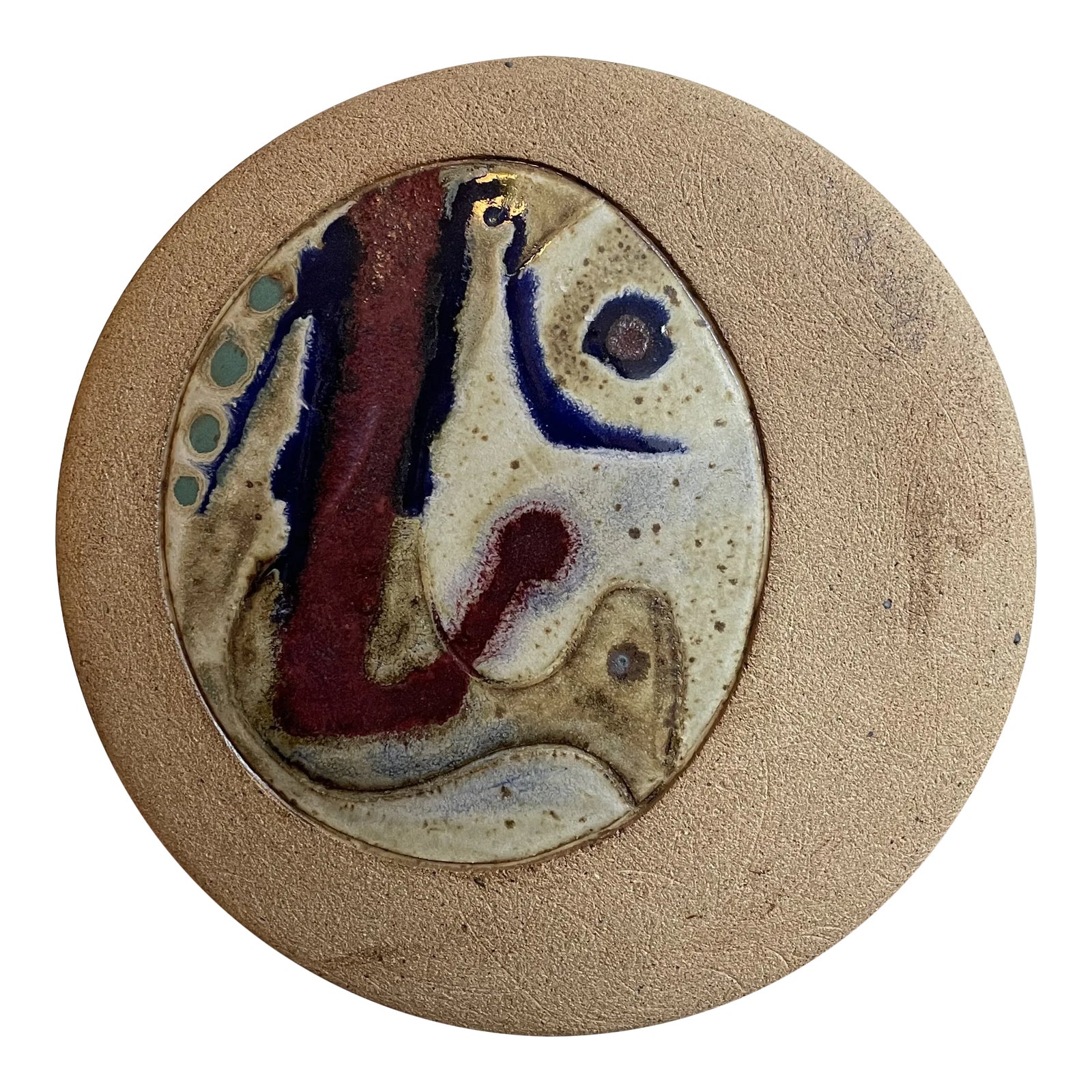 Ken Pick Abstract Modernist Studio Pottery Vase | Chairish