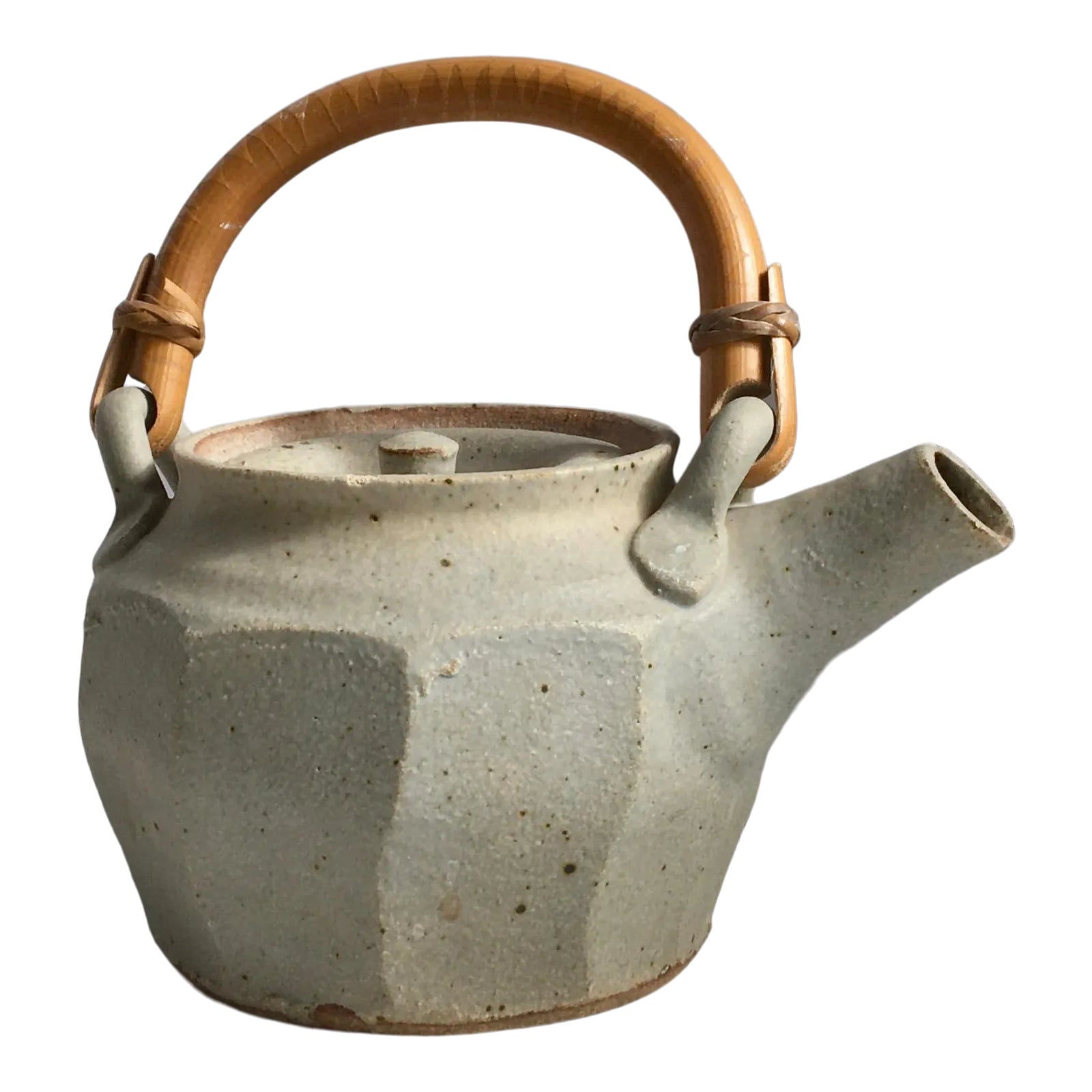 Warren MacKenzie Stoneware Faceted Oatmeal-Colored Tea Pot - 2005 ...