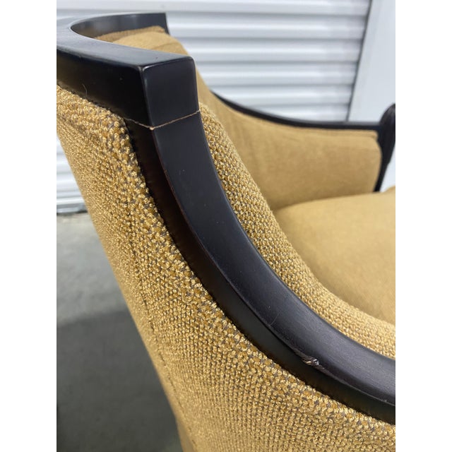 Barbara Barry Lounge Chairs for Baker, Vintage Pair, Elegant Design ...