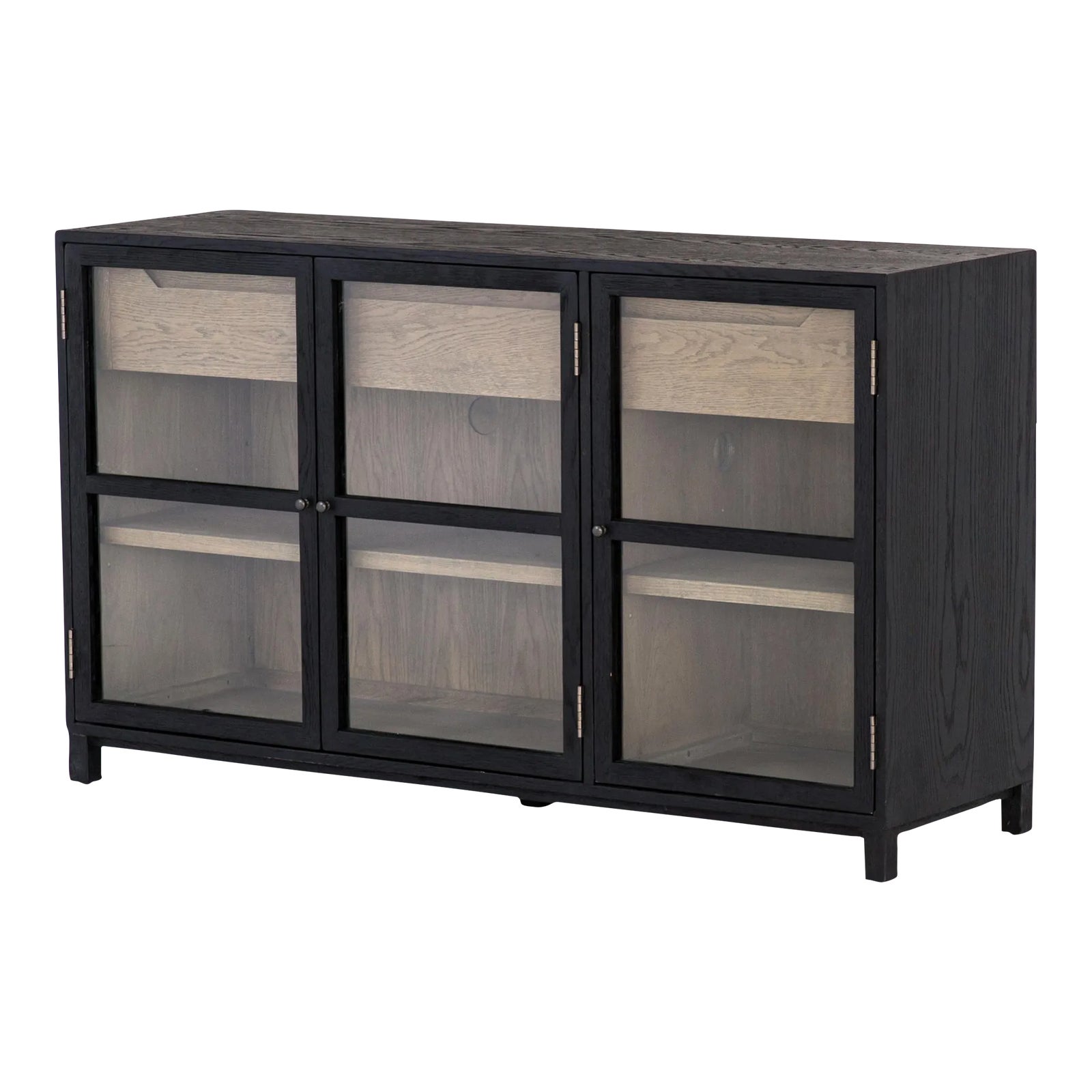 Four Hands Millie Sideboard, Drifted Matte Black | Chairish