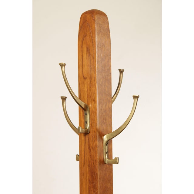 Stickley Mission Collection Oak Single Costumer Coat or Hat Rack | Chairish
