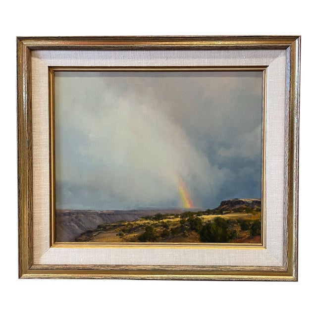 David Schwindt Passing Storm Oil Painting | Chairish