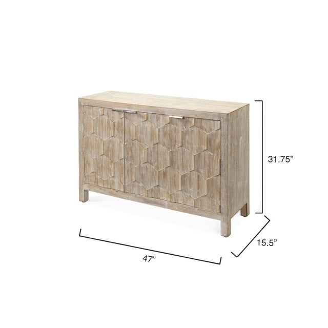 Juniper Three Door Cabinet | Chairish