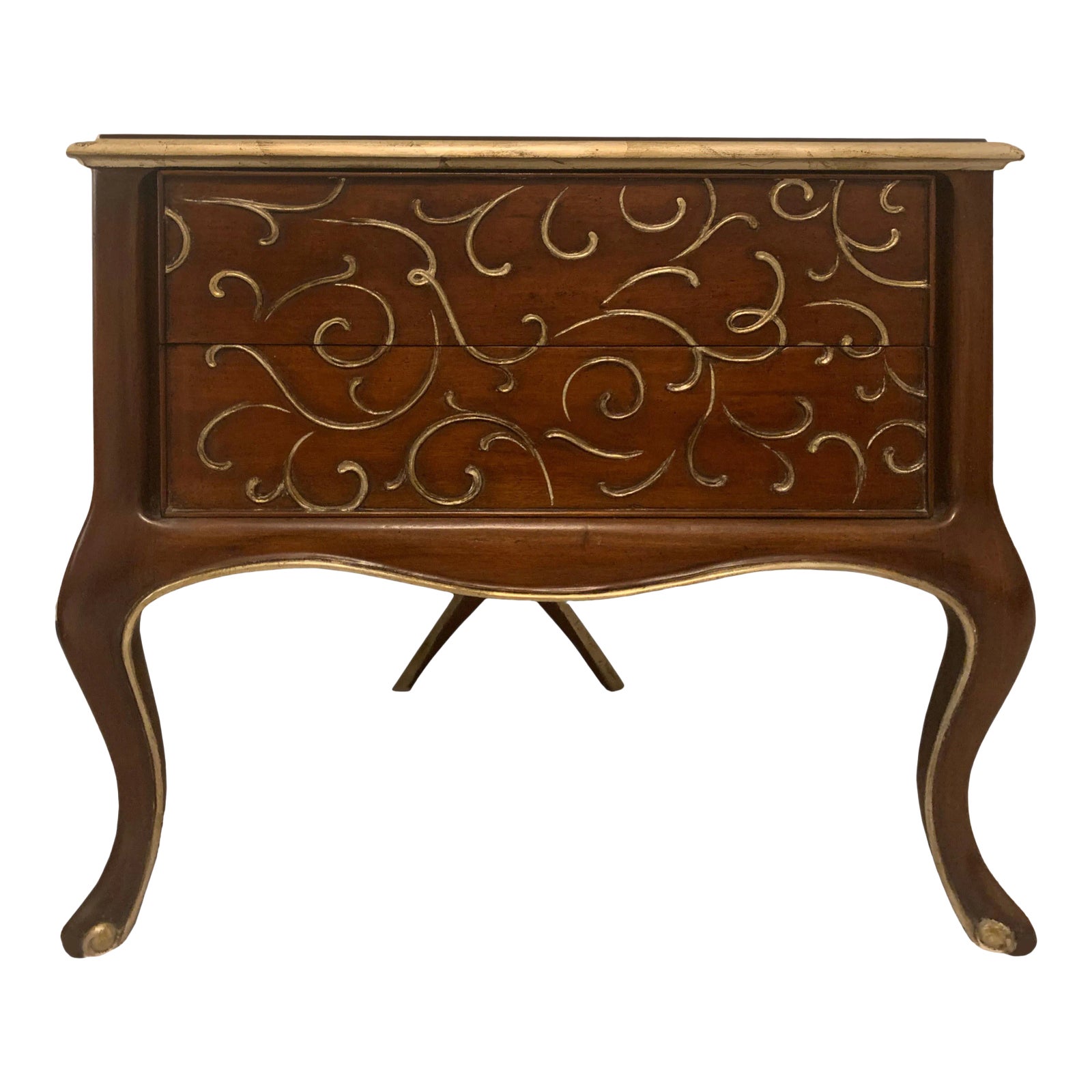 Christopher Guy Harrison & GilHand Carved Solid Wood Mahogany Side ...