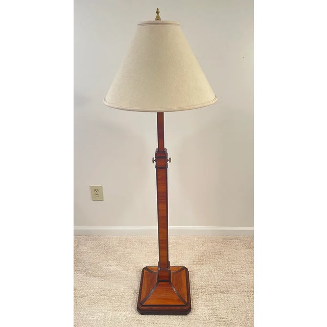 Vintage Arts and Crafts Style Adjustable Floor Lamp | Chairish
