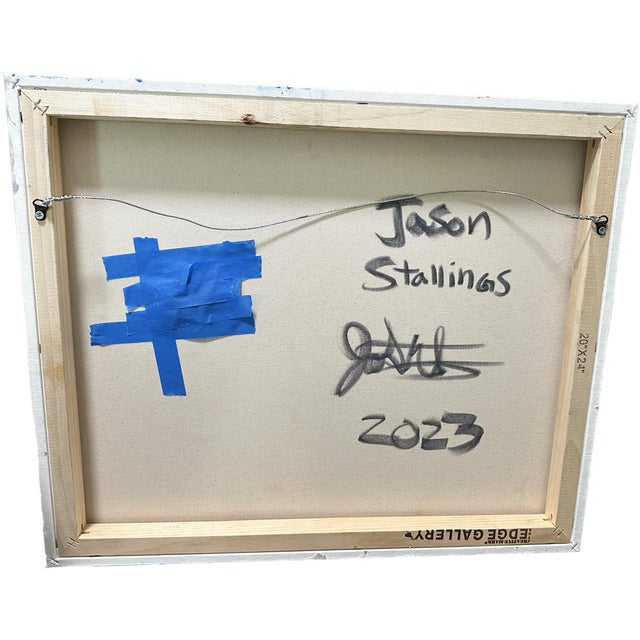 21st Century Abstract Painting “Bradford Pears” by Artist Jason ...