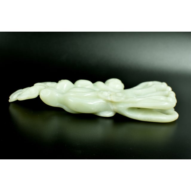Natural Nephrite Jade Sculpture | Chairish