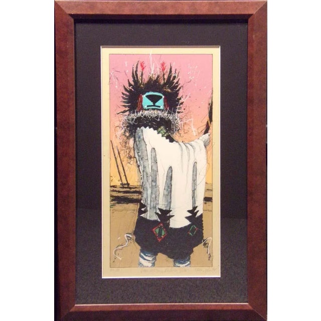 Larry Fodor "Crow Mother Kachina II" Framed Hand Signed Limited Edition ...