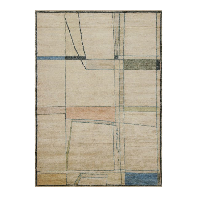 Rug & Kilim’s Contemporary Abstract Rug With Minimalist Geometric ...