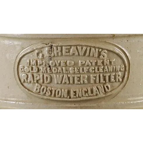 Vintage English Stoneware Water Filter | Chairish
