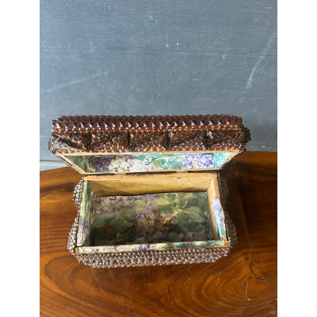 1920’s Tramp Art Box | Chairish