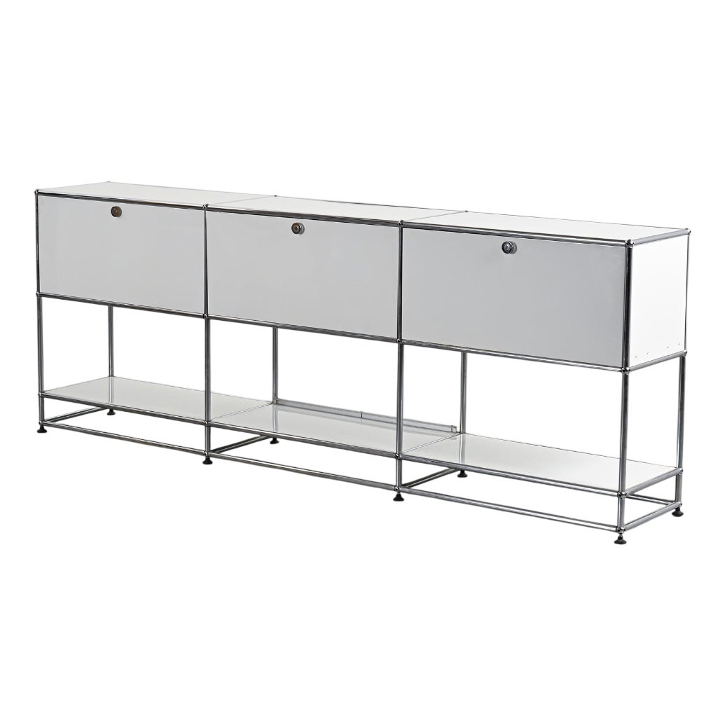 Sideboard with Three Doors from USM Haller, Switzerland, 1970 | Chairish