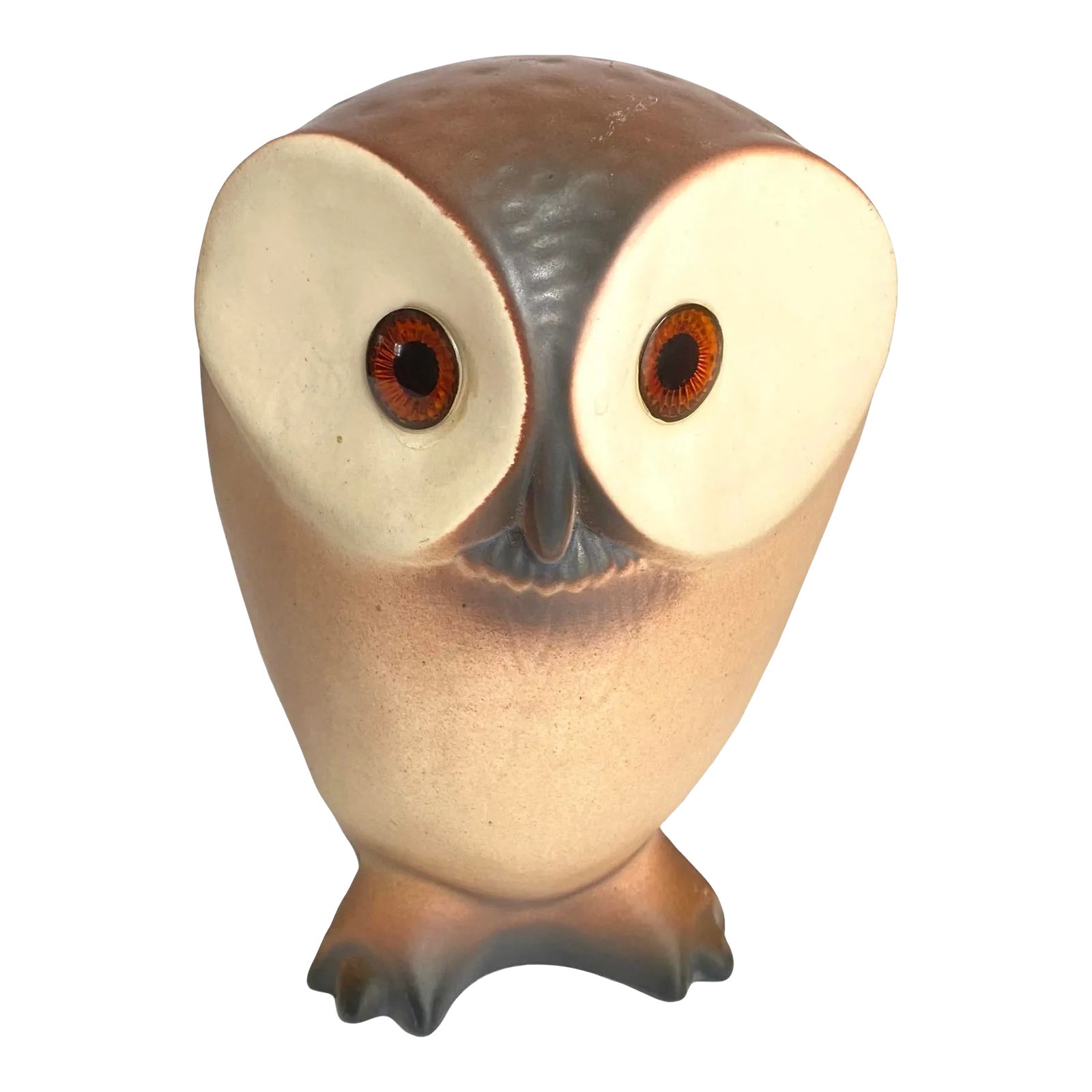Mid Century Modern 1960s Ceramic Owl Statue Hagen Renaker | Chairish