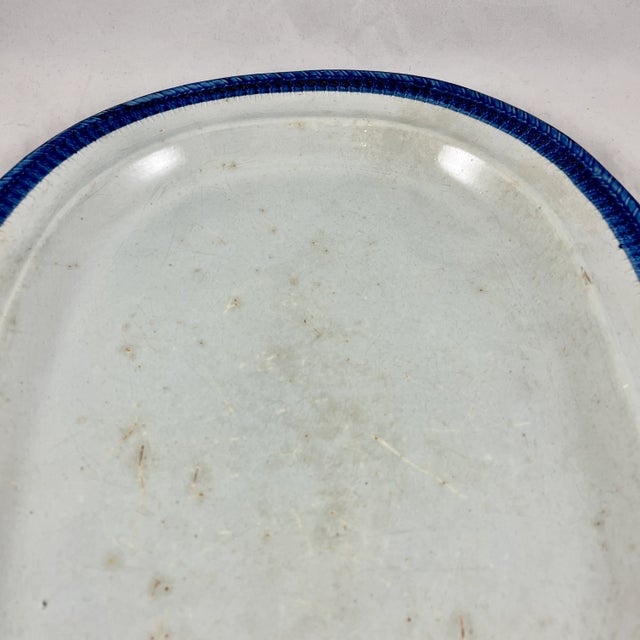 Early Ralph Clews English Leeds Blue Feather or Shell Edge Pearlware ...