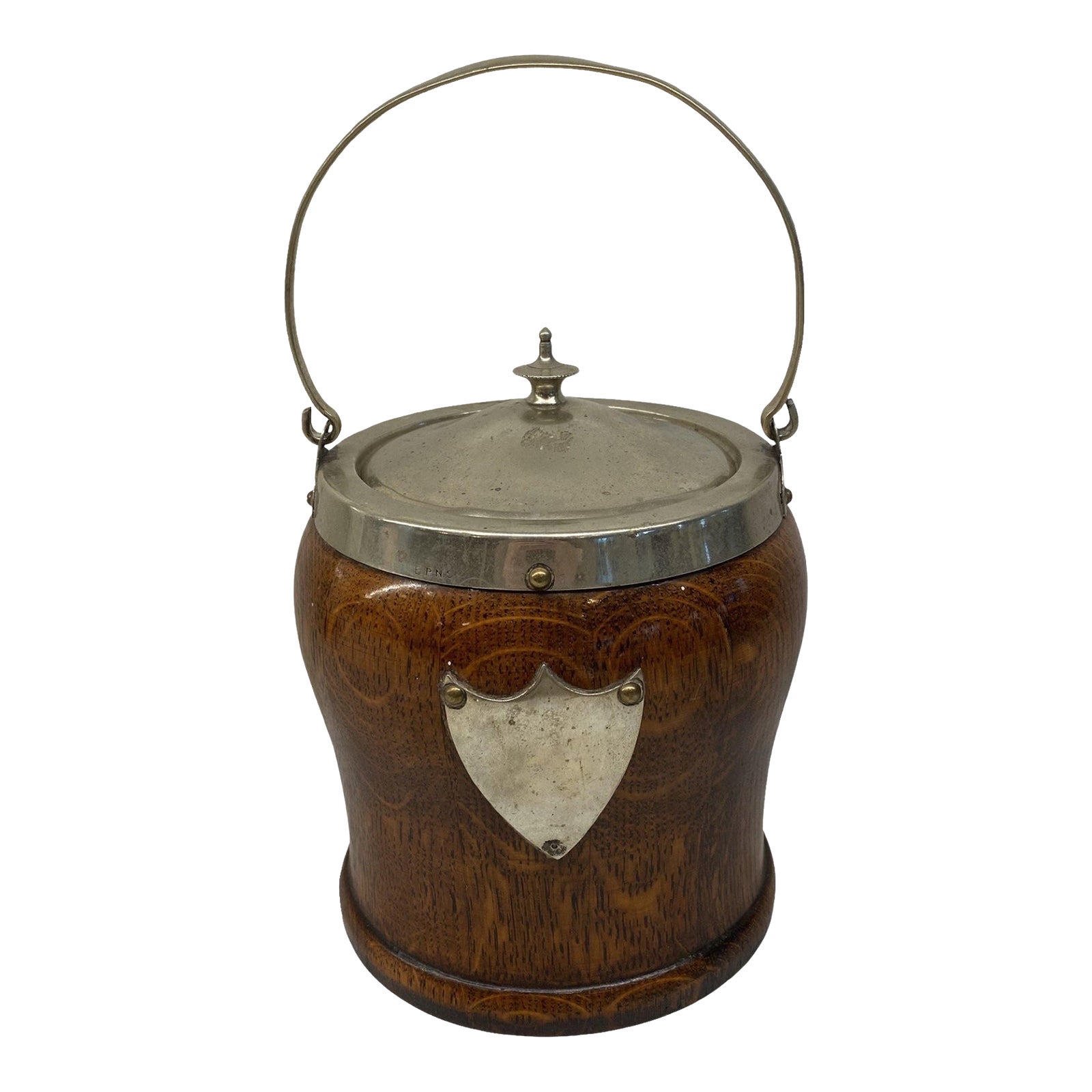 Early 20th Century British Biscuit Barrel | Chairish
