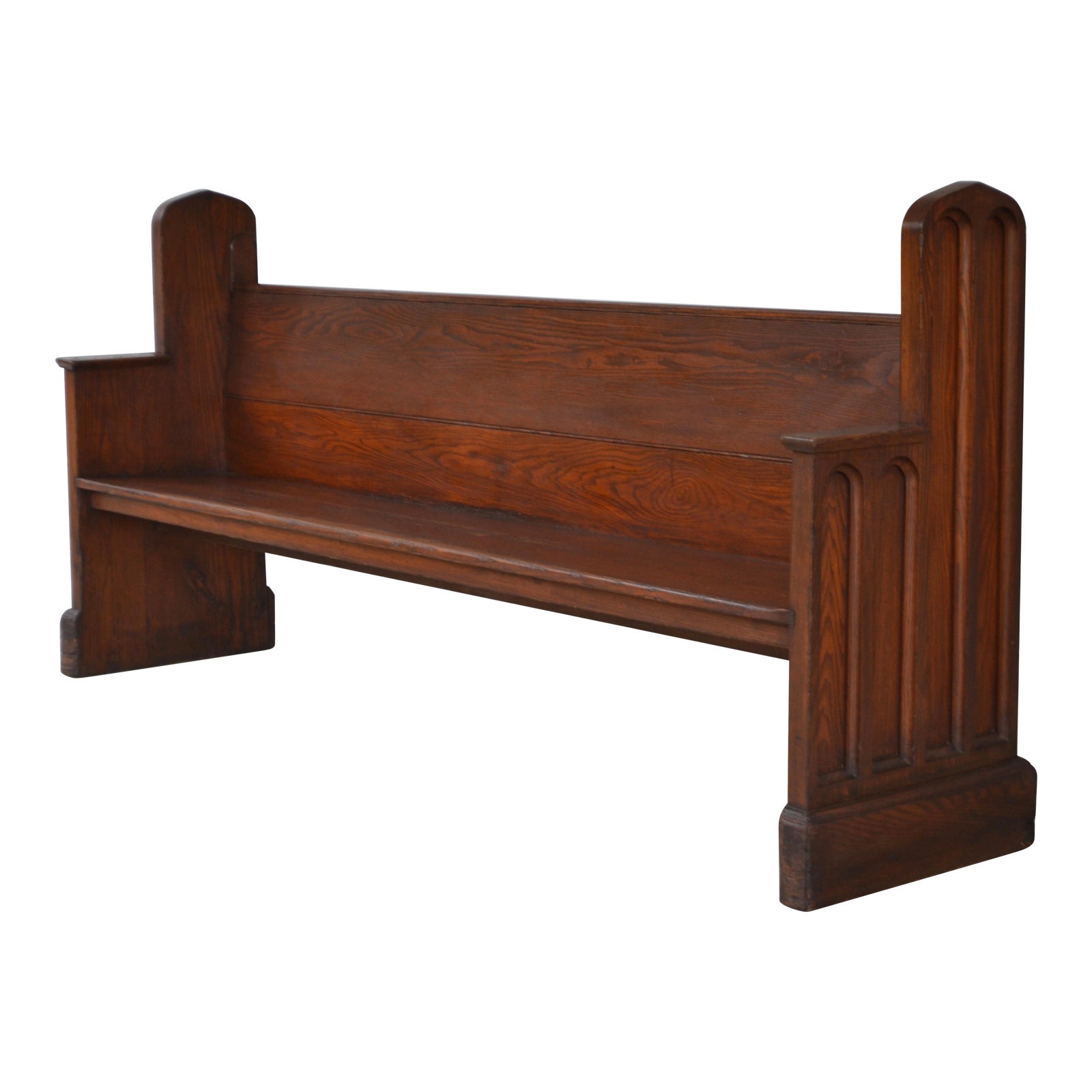 Early 20th Century Wooden Bench | Chairish