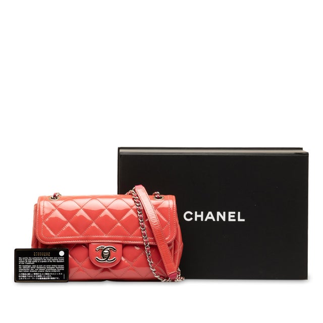 Chanel Small Patent Coco Shine Flap Shoulder Bag | Chairish