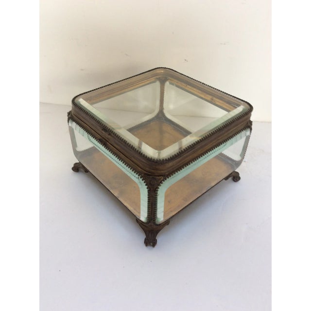 Metal Mounted Glass Box | Chairish