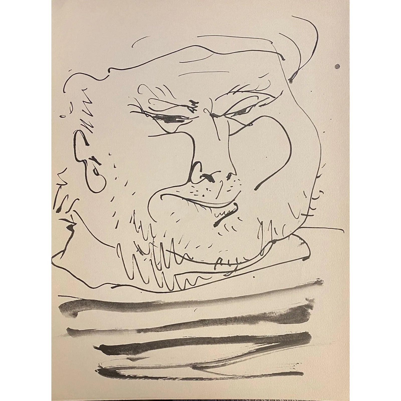 Pablo Picasso, The Sailor, Original Lithograph, 1957 | Chairish