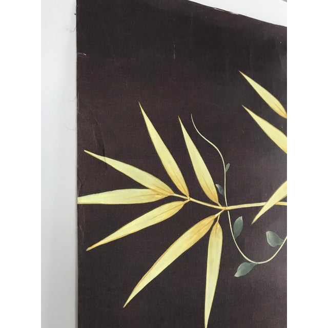 Vintage 1980s Paradiso Mahogany Fromental Wall Paper Panel | Chairish