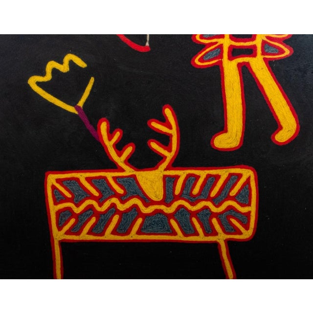 Huichol Niereka Art Textile | Chairish