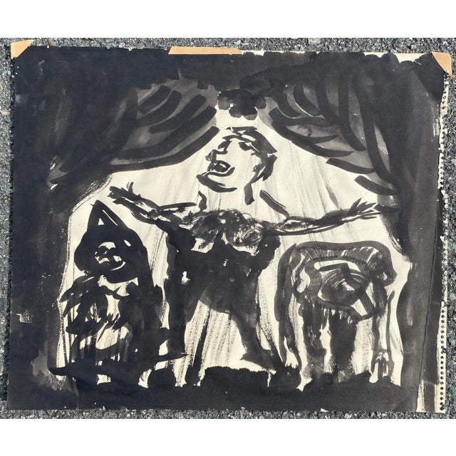 1960s Larry Connatser Performance Painting | Chairish