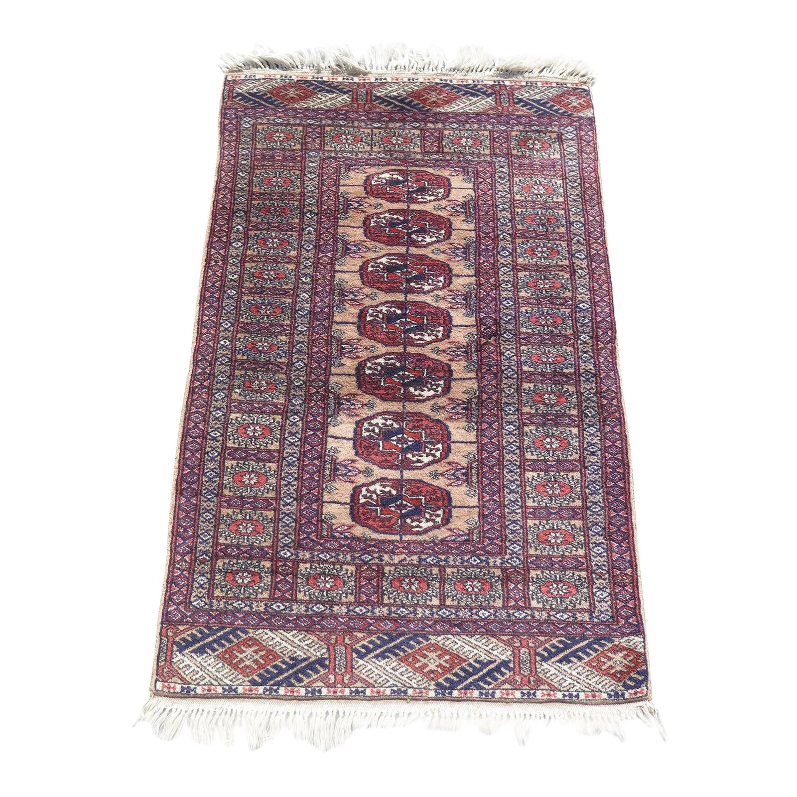 1940s Vintage Persian Throw Rug- 2′ × 3′6″ | Chairish