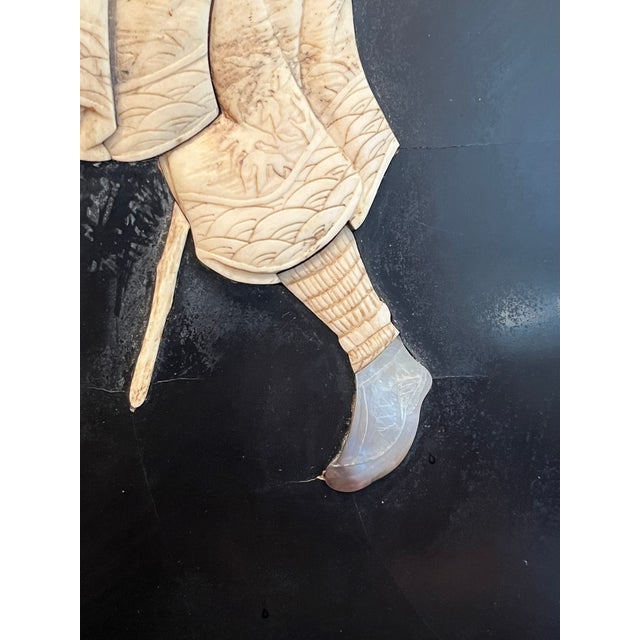 Late 19th Century Japanese Shibayama Meiji Period Panel, in Relief in ...