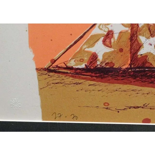 Larry Fodor "Dusty Star" Original Limited Edition Lithograph | Chairish