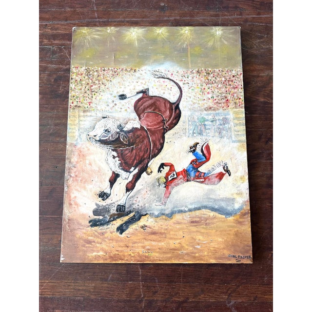 1950’s Mid-Century Modern Carl Foster Painting | Chairish