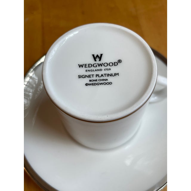 Early 21st Century English Wedgwood Bone China Signet Platinum Pattern ...