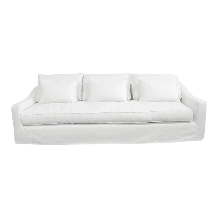Moss Studios Darcy Sofa Rollo Snow | Chairish