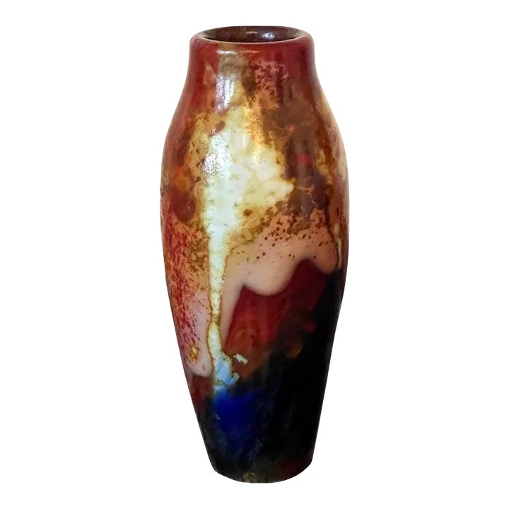 1920s Ceramic Vase Royal Doulton Chang Ware | Chairish