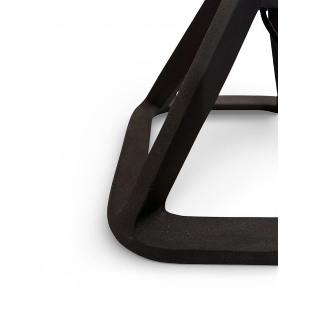 Vintage Base Floor Lamp with Pyramid Stem and Brass Shade by Tom Dixon ...