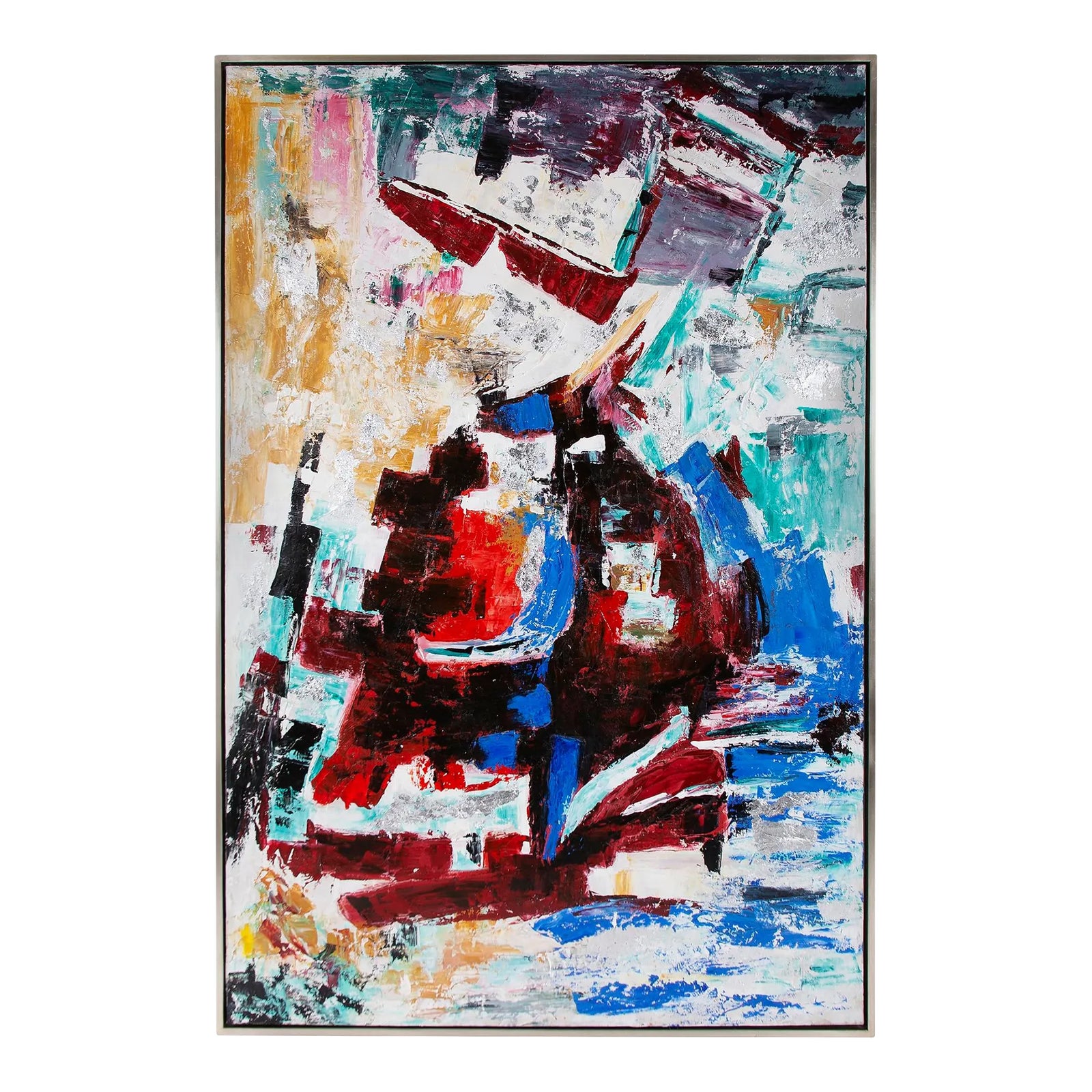 Far Hand Abstract Original Painting | Chairish
