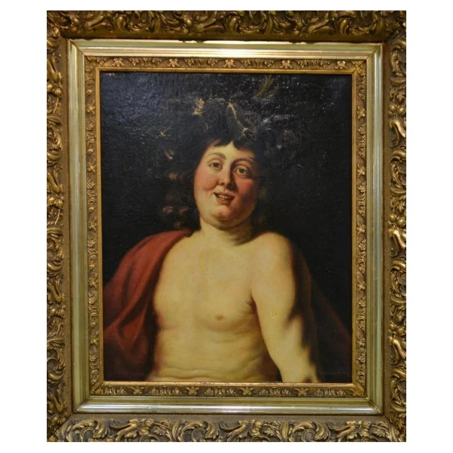 French School Artist, Portrait of Dionysus, 19th Century, Oil on Canvas ...
