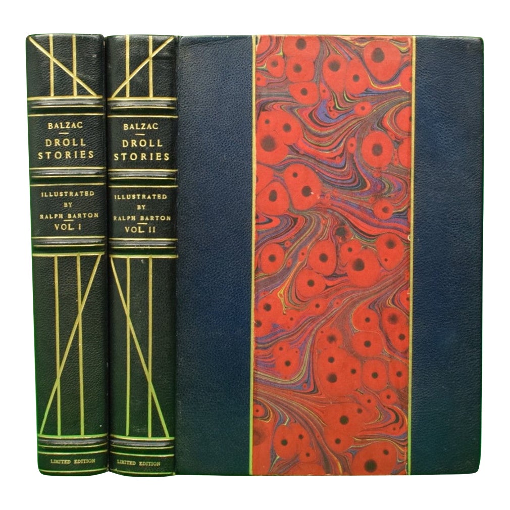 "Droll Stories - Volumes I & Ii" 1928 De Balzac, Honore | Chairish