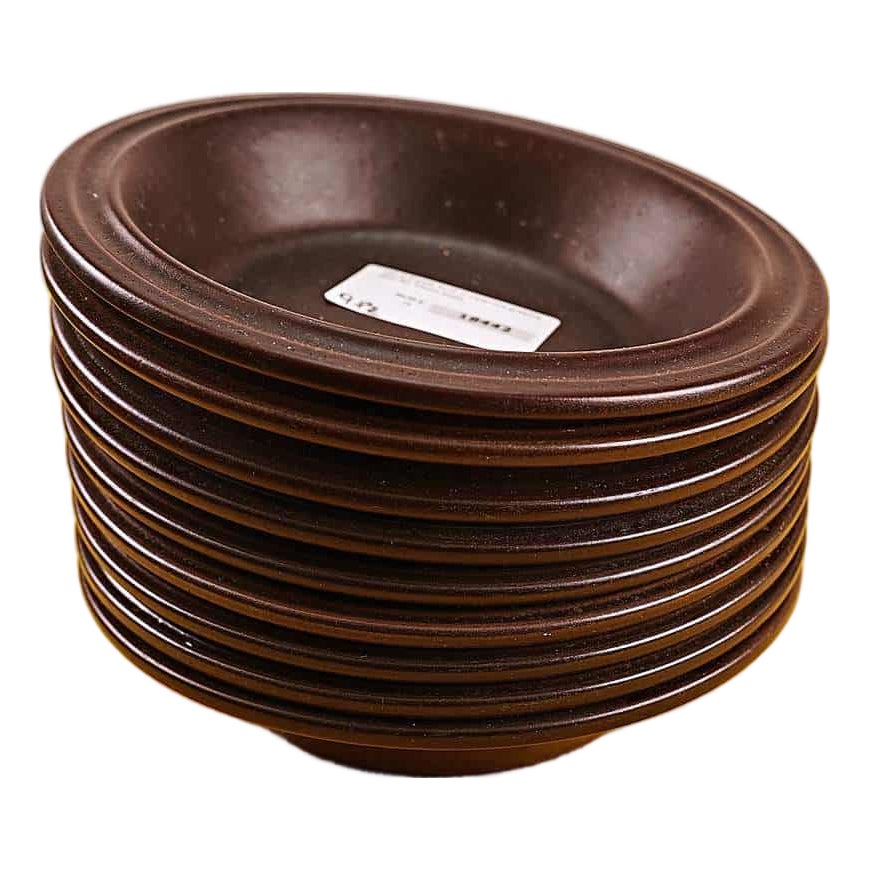 Gresline Ceramic Soup Plates by Franco Pozzi, 1960s, Set of 9 | Chairish