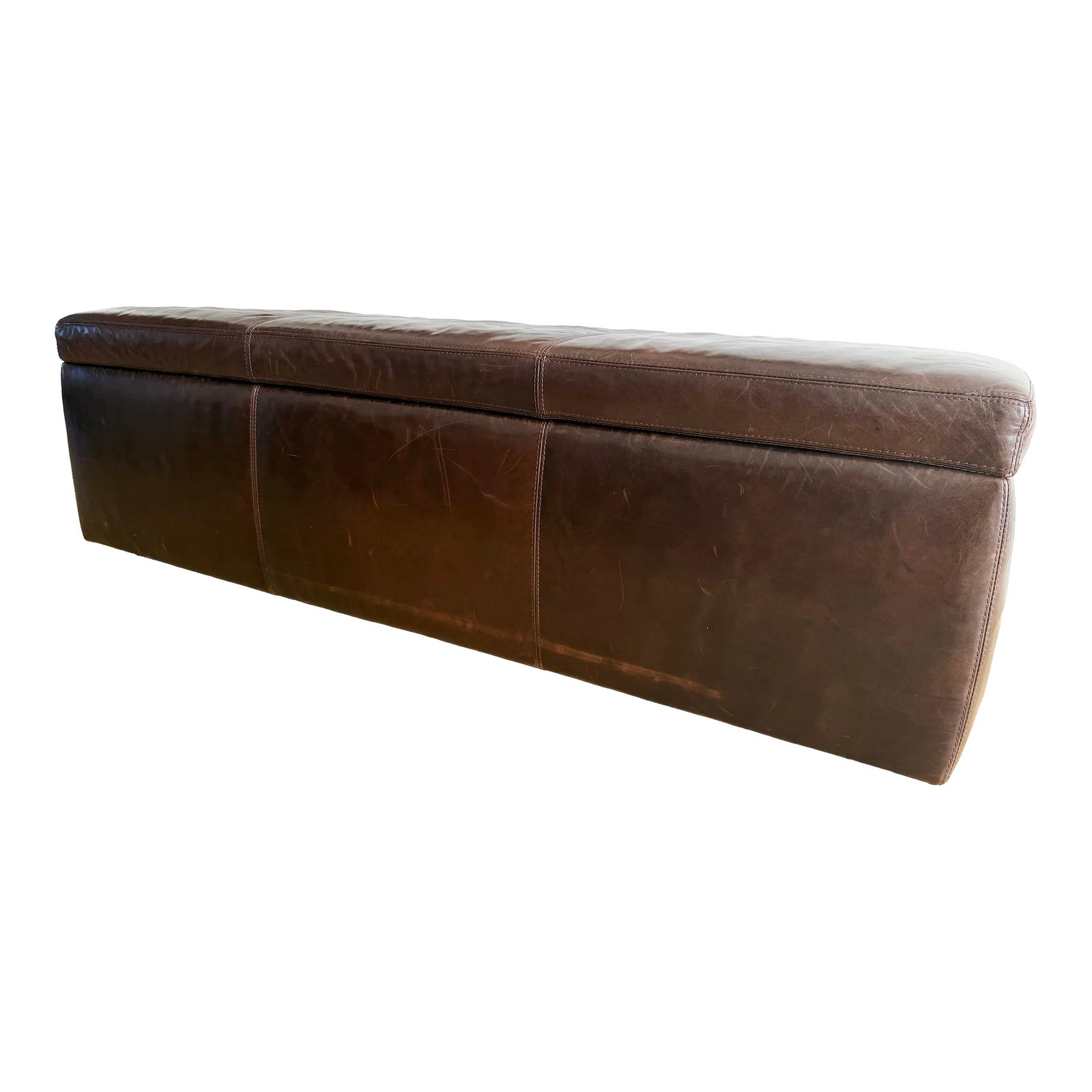 Room and board leather bench store