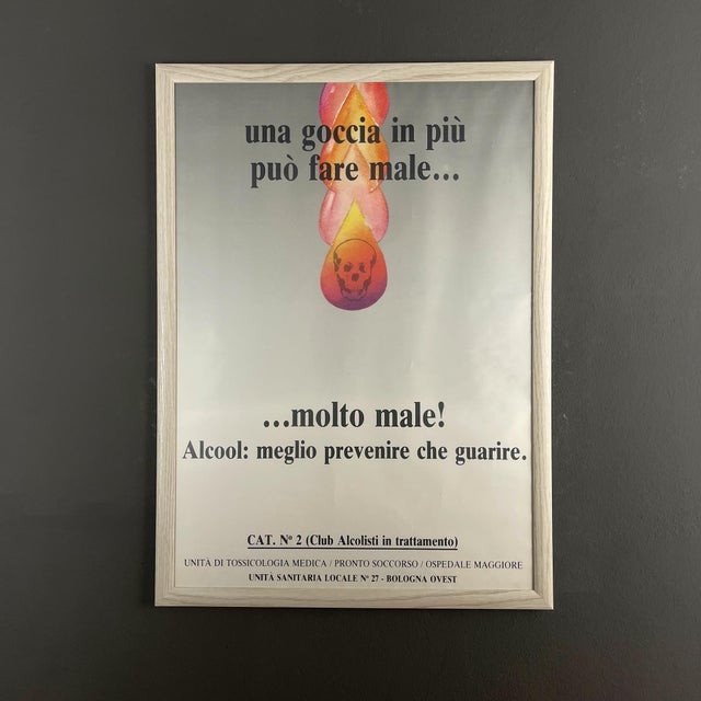 1980s Original Posters From Alcoholics Anonymous Design by Ennio ...
