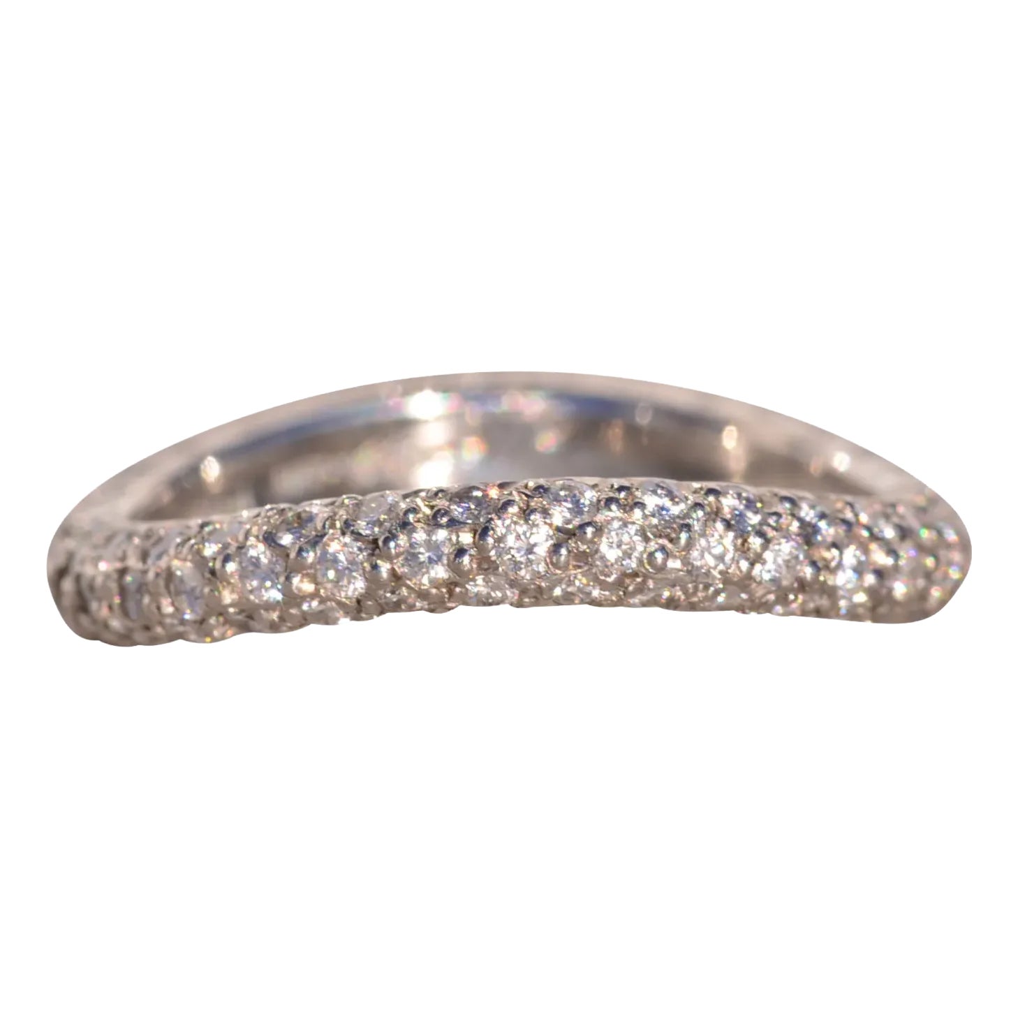 The Pave Wave: Designer Signed Pave Set Natural Diamond Contour ...