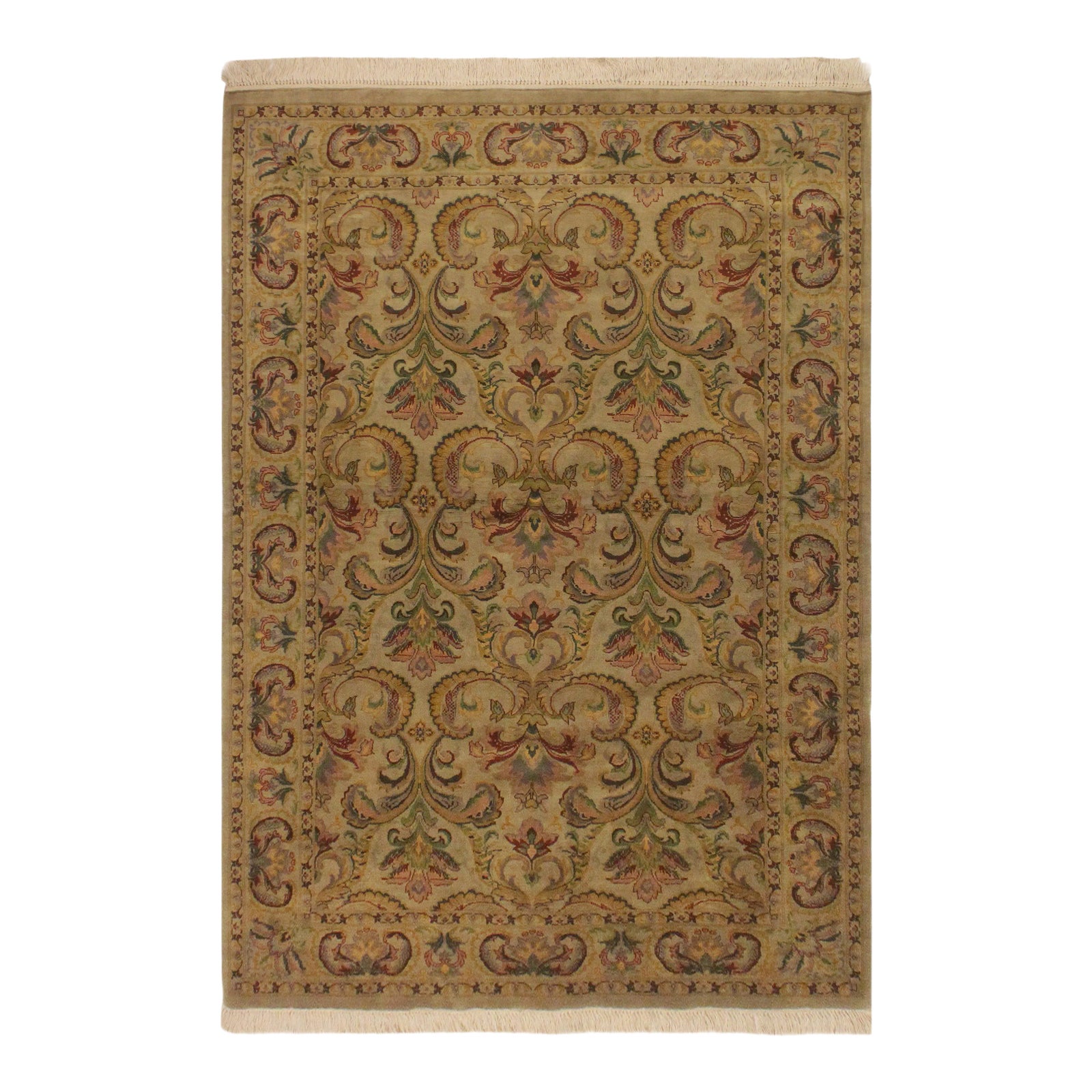 Semi Vintage Gray/Gray Wool Rug - 4'0 X 6'0 | Chairish