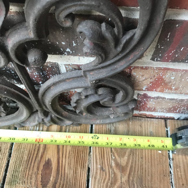 1920s Cast Iron Fireplace Screen | Chairish