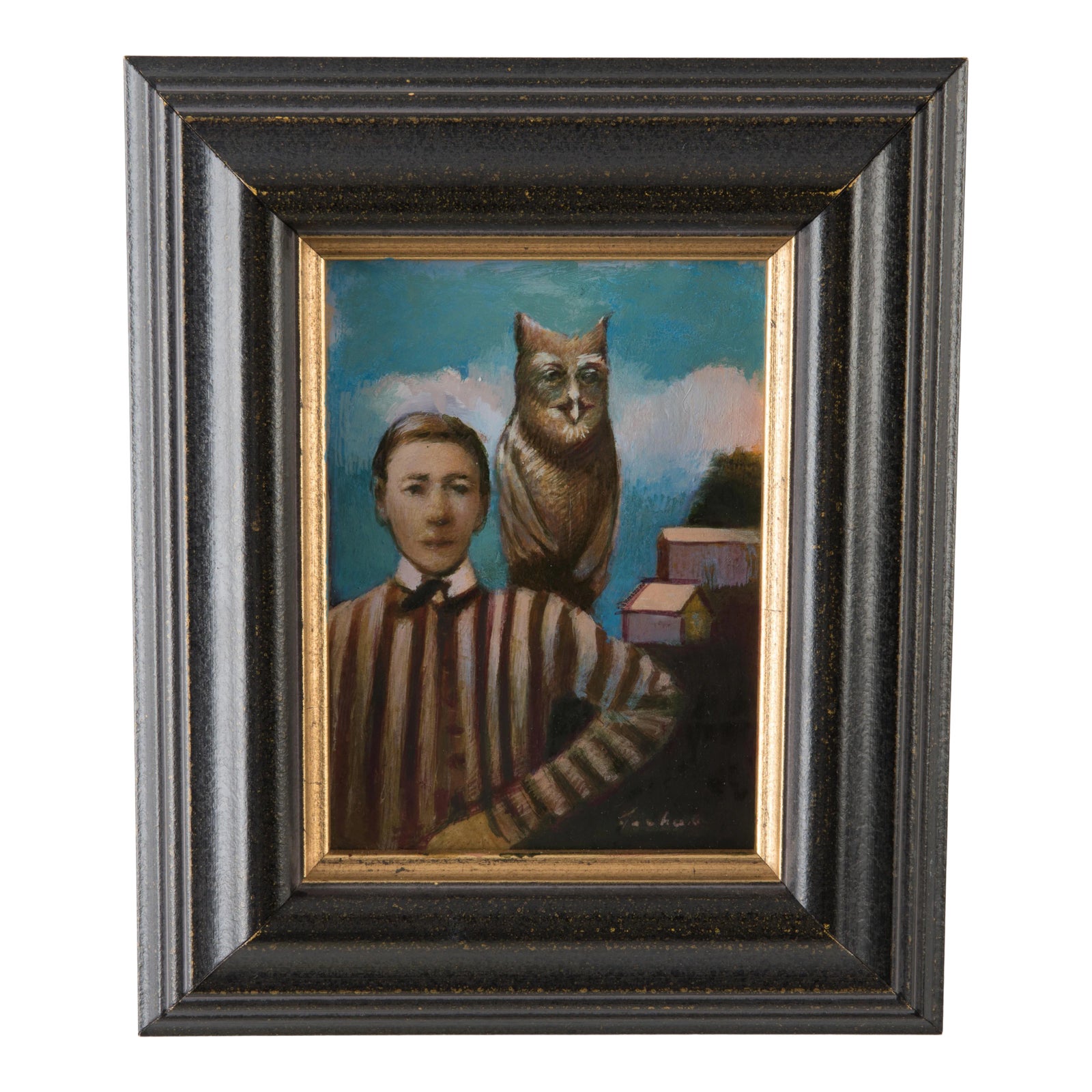 James Feehan "The Prince" Painting Oil & Wax | Chairish