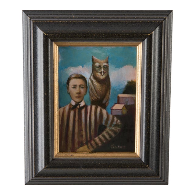 James Feehan "The Prince" Painting Oil & Wax | Chairish